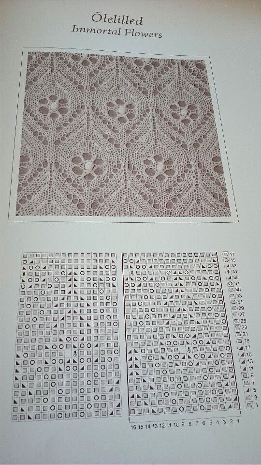 Flower Lace Knitting Stitches ~ Lace Knitting Stitch